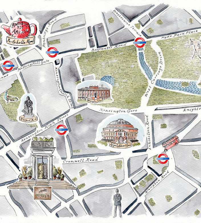 Pippin’s Restaurant Location — Kensington | Find Us in London